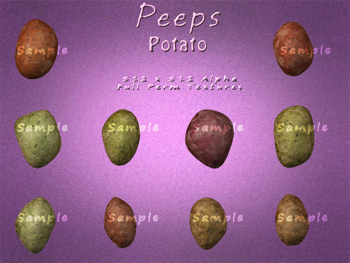 Second Life Marketplace - Peeps Textures Potato